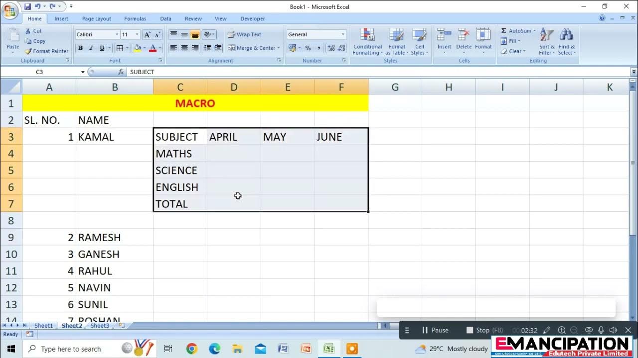Automating Excel Tasks With Macros Boosting Productivity And Efficiency Youtube