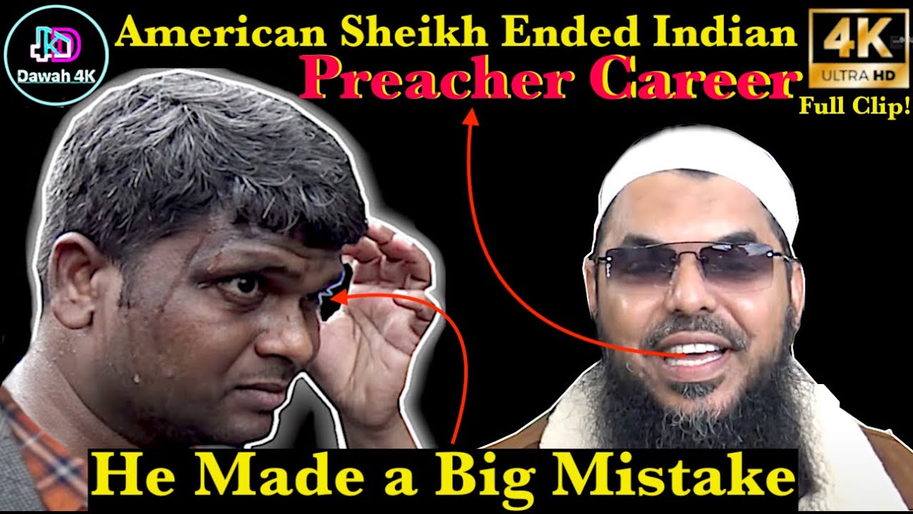 American Sheikh(Uthman) Ended Indian Preacher Career By One Video ...