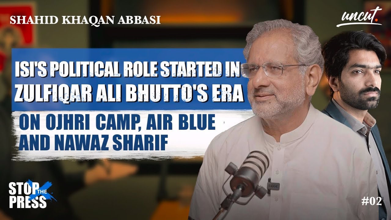 ISI's Political Role Started In Zulfiqar Ali Bhutto's Tenure Ft. Shahid ...