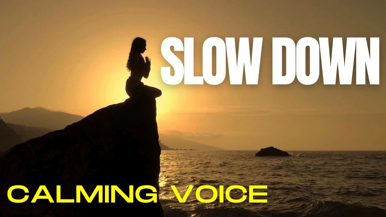Ease Into Peace Slowing Down And Letting Go Of Worries 🕊️ Calming Voice ...