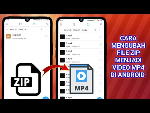 Cara Mengubah File Zip Ke Mp4 Di Android - YouTube