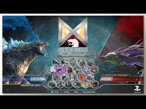 Godzilla vs Tiamat with Healthbars