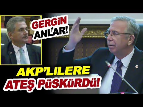 Mansur Yavaş AKP'li Köse'nin hakaretlerine ateş püskürdü! Meclis'te gergin anlar!