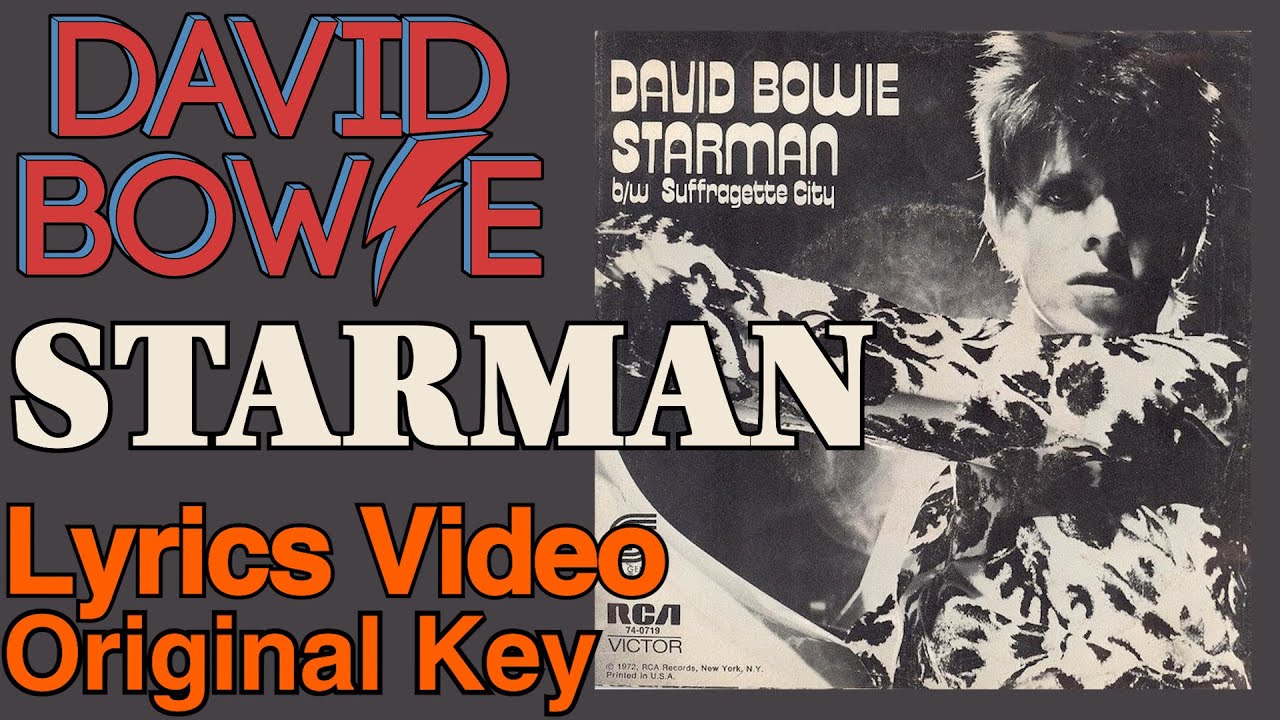 David Bowie - Starman [Lyrics Video] - YouTube