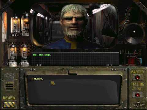 Annoyed overseer in fallout 1 - YouTube