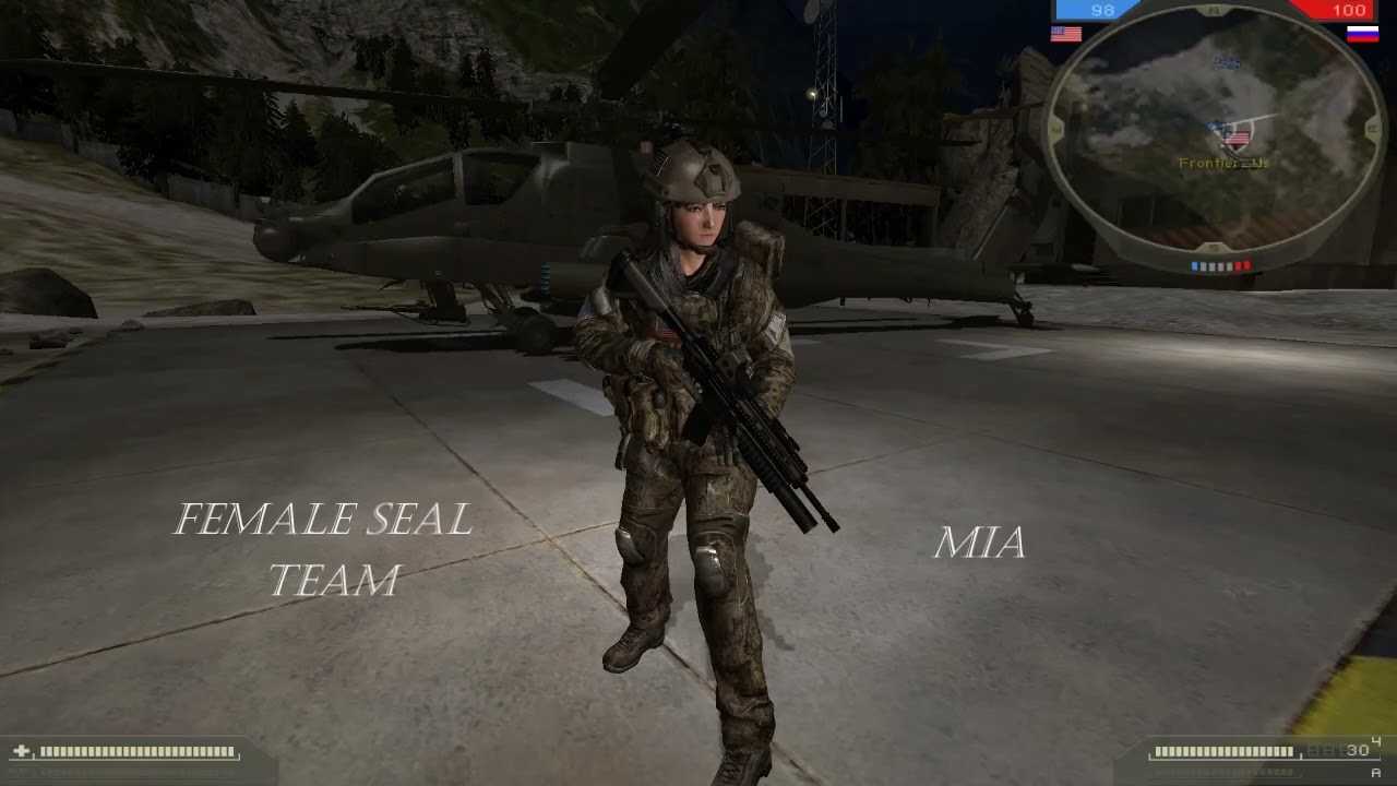 Battlefield 2 Female_seal_team - YouTube