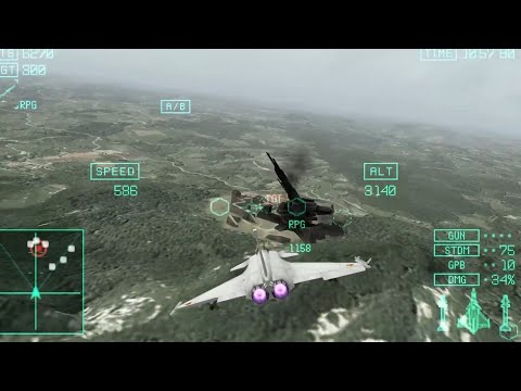 Ace Combat X2: Joint Assault Walkthrough Part 10: Dragon Lair - YouTube