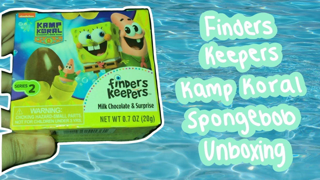 Finders Keepers Kamp Koral SpongeBob Unboxing 🫧 - YouTube