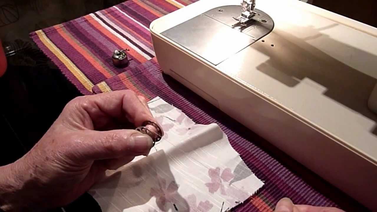 Using a sewing machine - Part 1 - YouTube