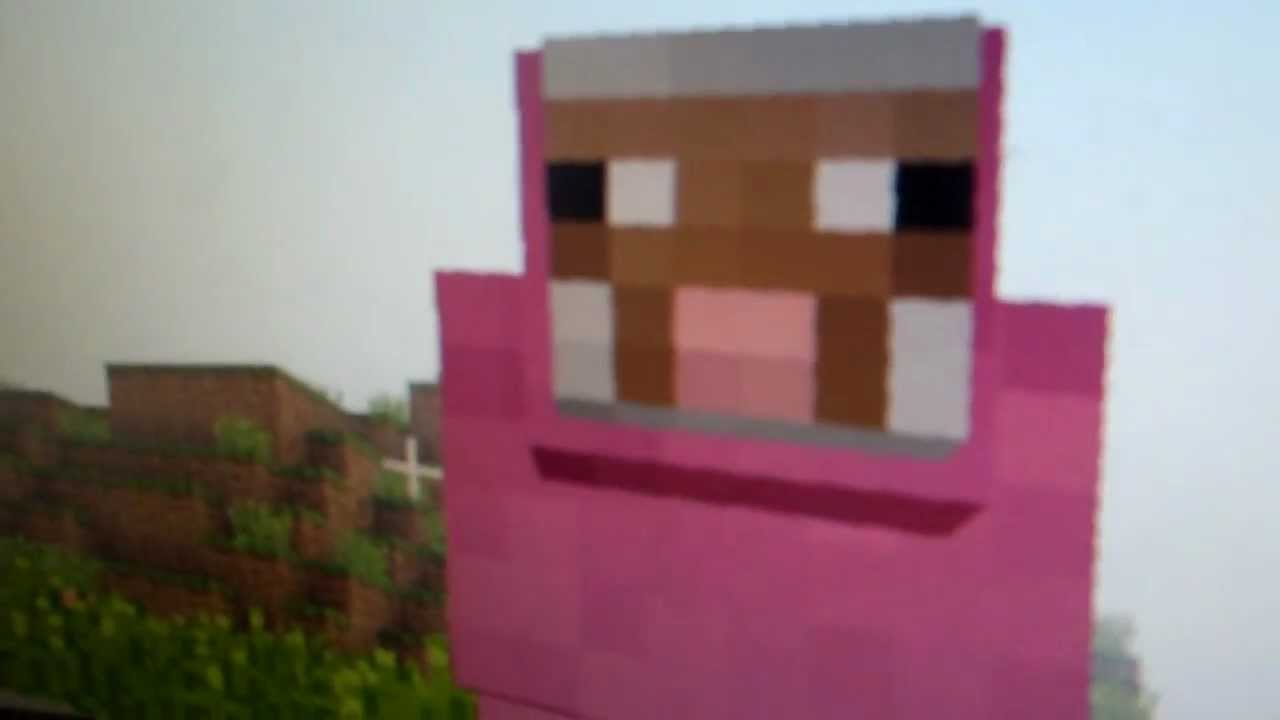 minecraft pink sheep - YouTube