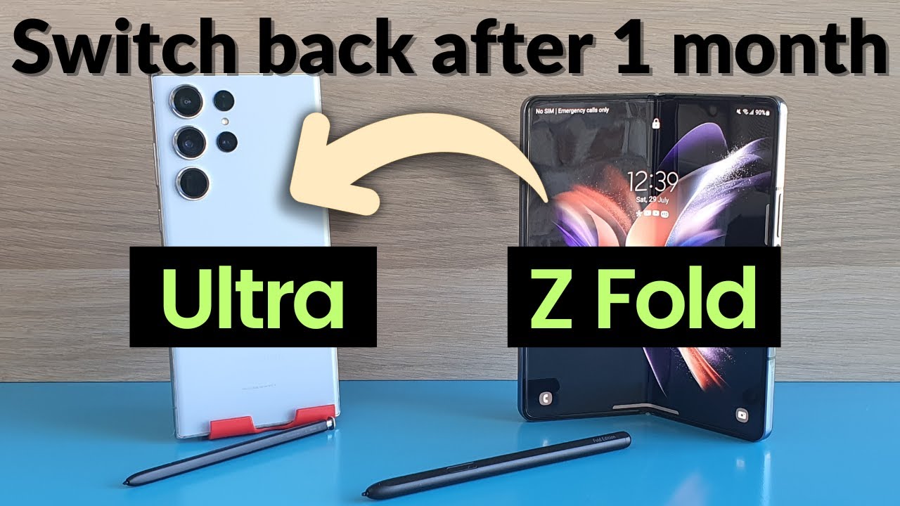 Will I ever buy foldable again? Galaxy Z Fold back to S23 Ultra after 1 ...