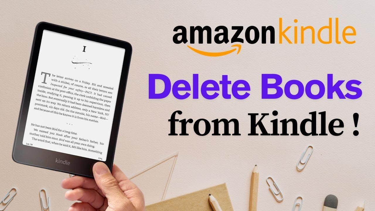 How To Delete Books from your Amazon Kindle! [Remove] - YouTube