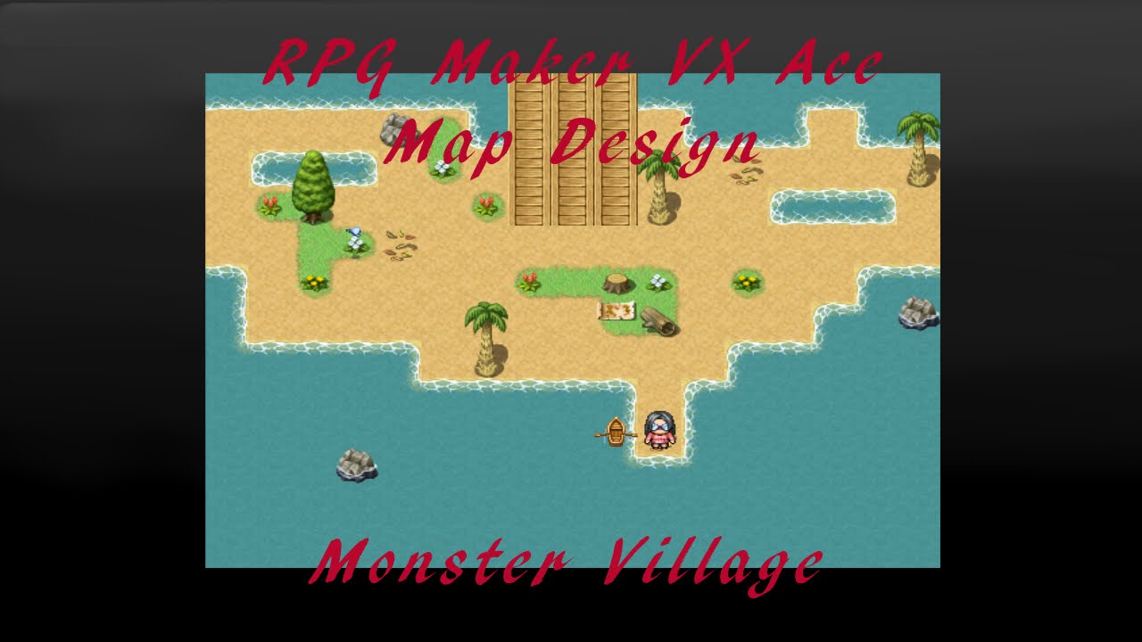 RPG Maker VX Ace map design - Monster Village - YouTube