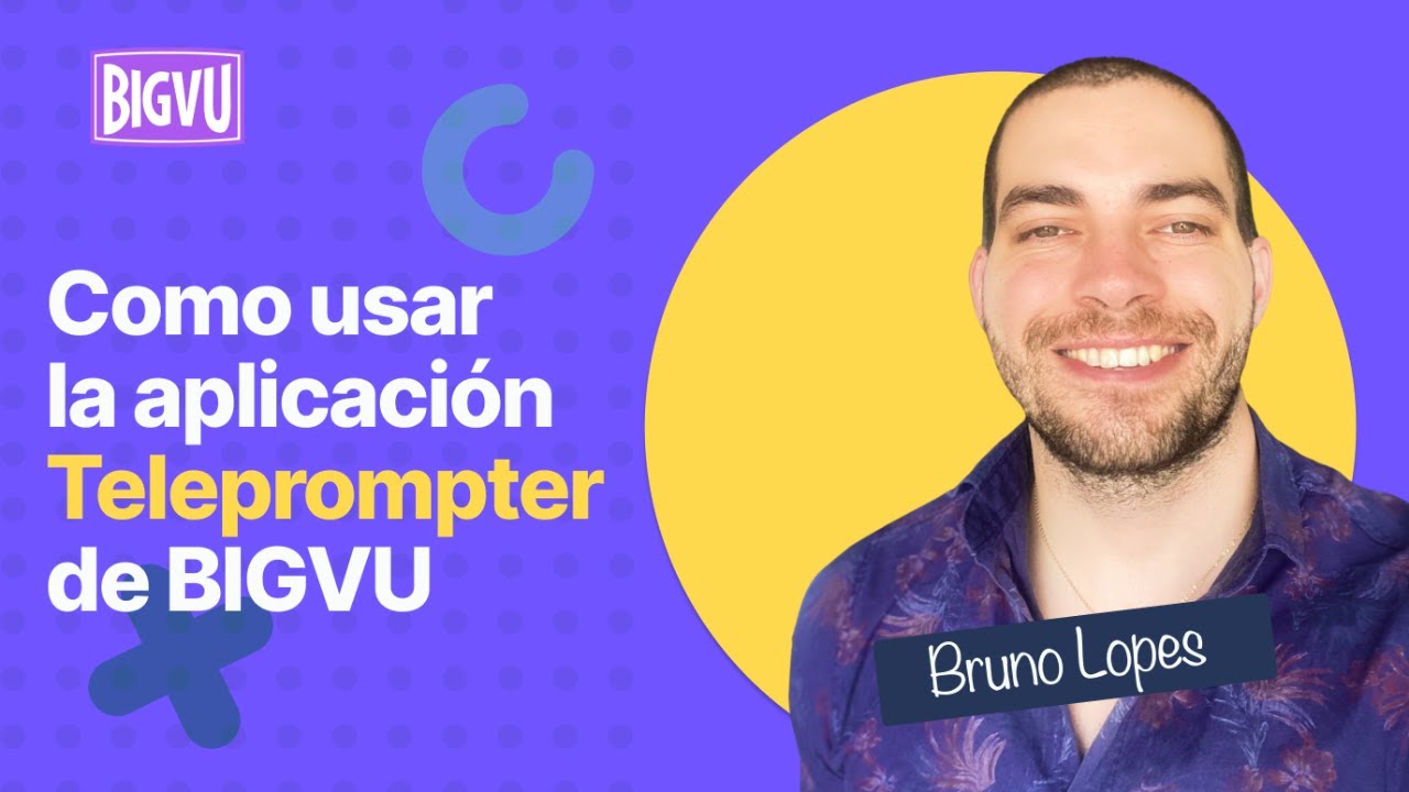 Como usar la aplicación Teleprompter de BIGVU - YouTube