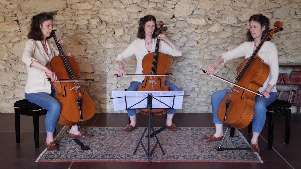 Prelude Neil Mackay for 3 cellos / pour 3 violoncelles - YouTube