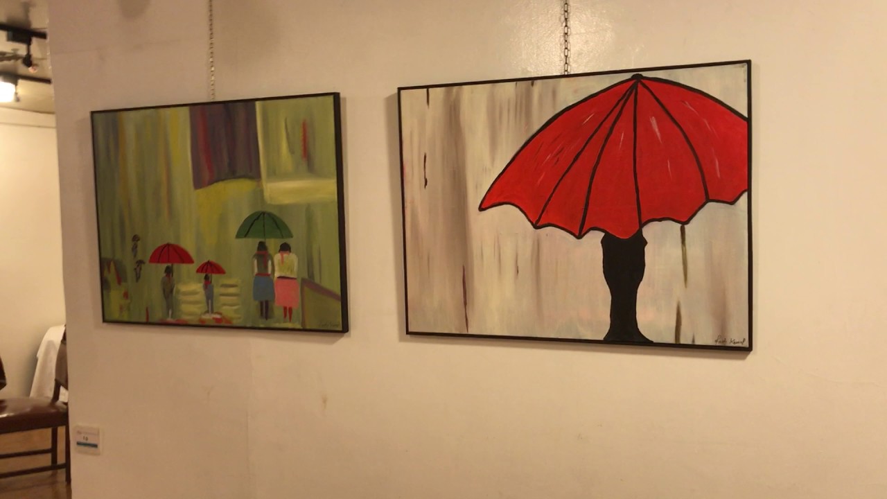 Fady Ph. Kamel Painting expo part 2 - YouTube