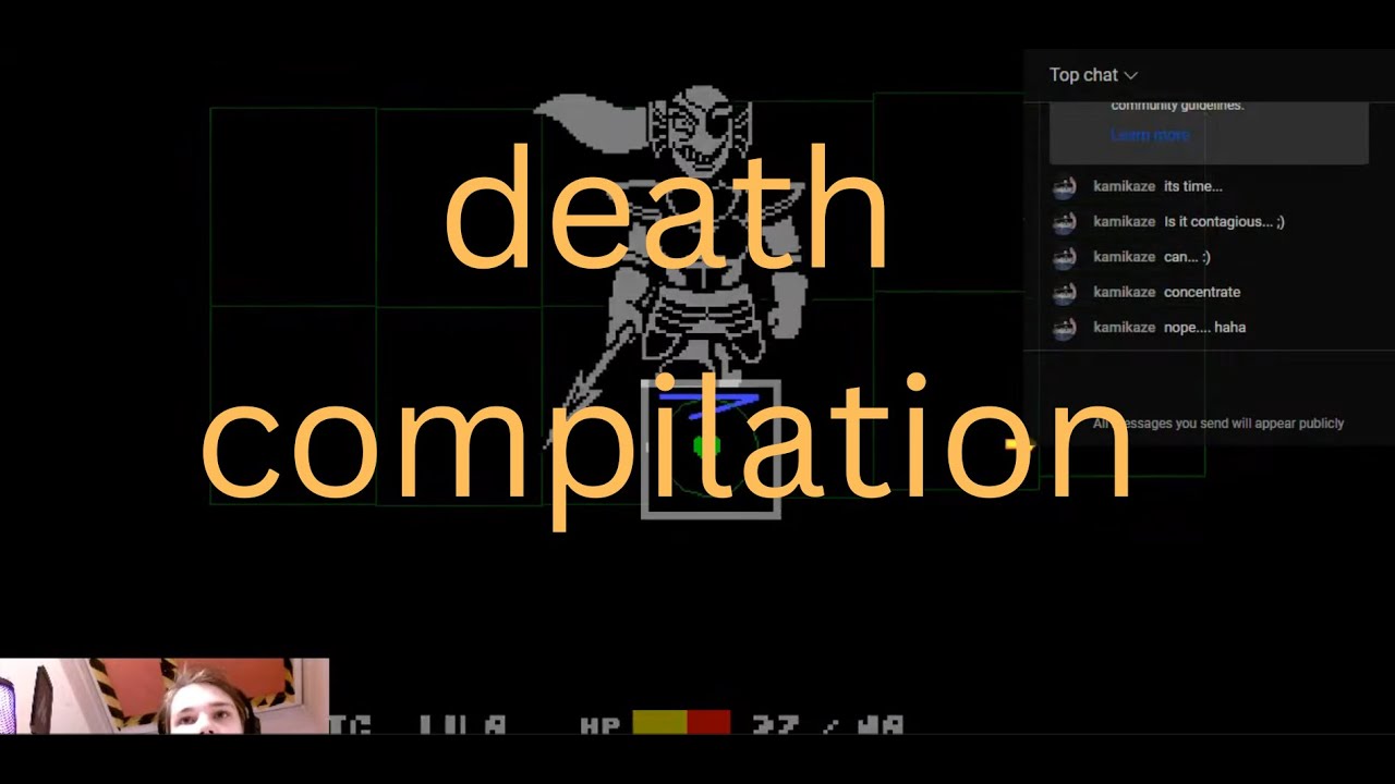 Undertale fight against undine death compilation - YouTube