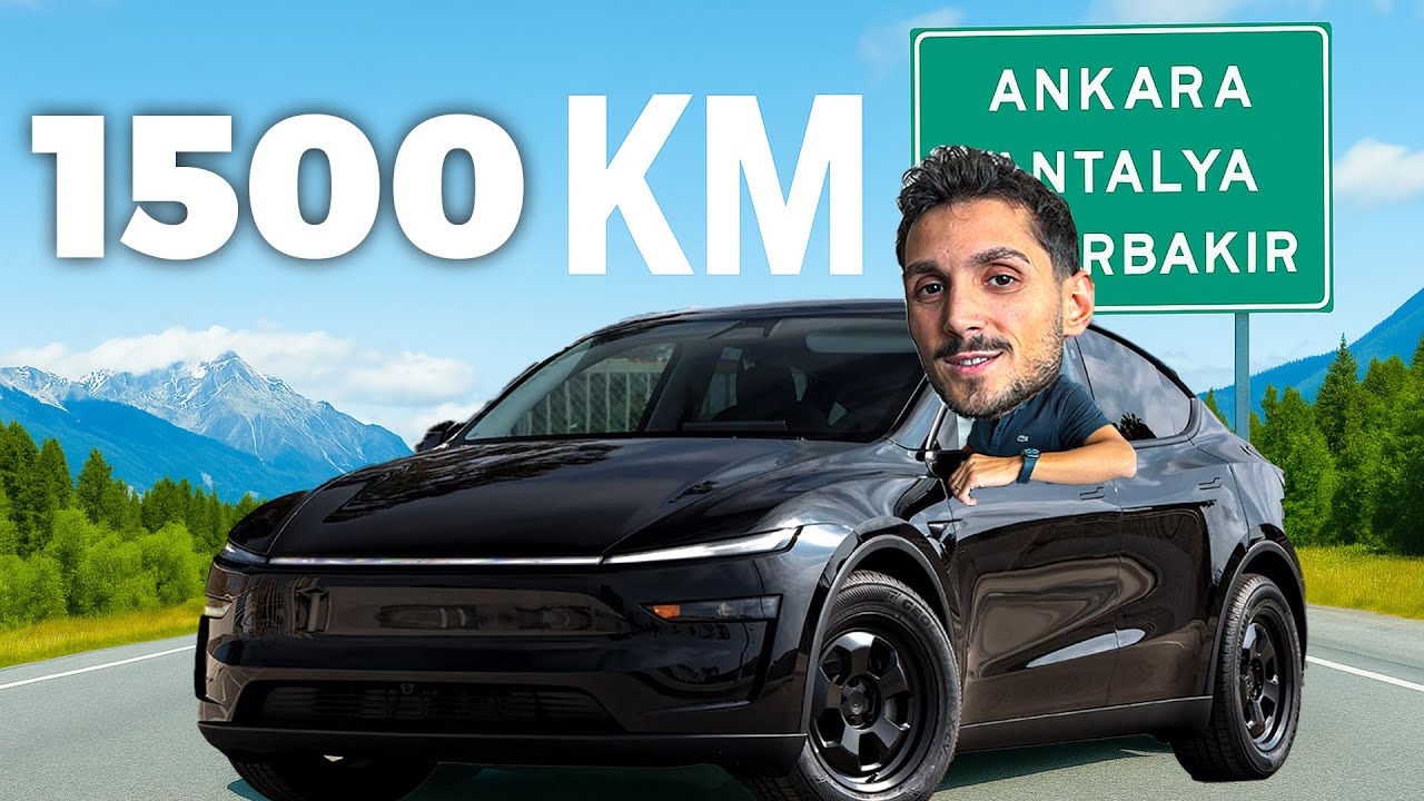 TESLA MODEL Y JUNİPER İLE 1500 KM YOL YAPTIM! (Kaç TL Harcadım?) - YouTube
