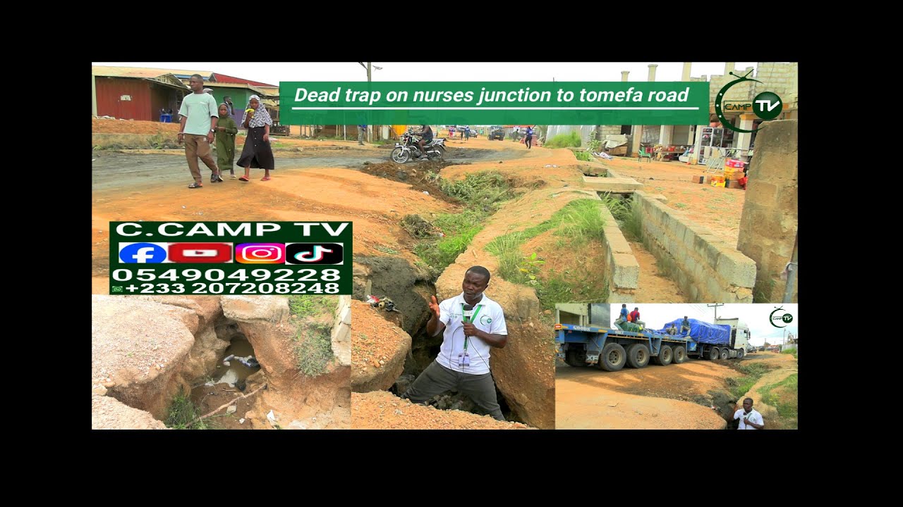 Dead trap on nurses junction to tomefa road - YouTube