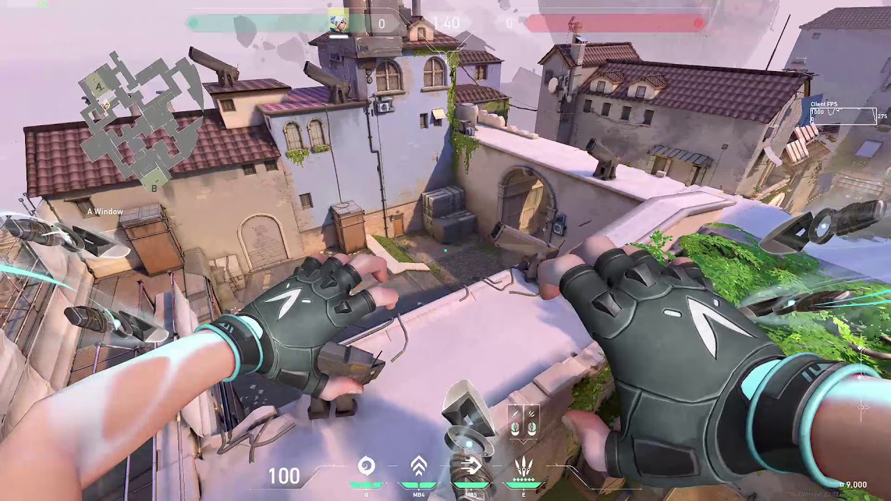 Valorant Jett Dash Boost on Ascent - A Garden - YouTube