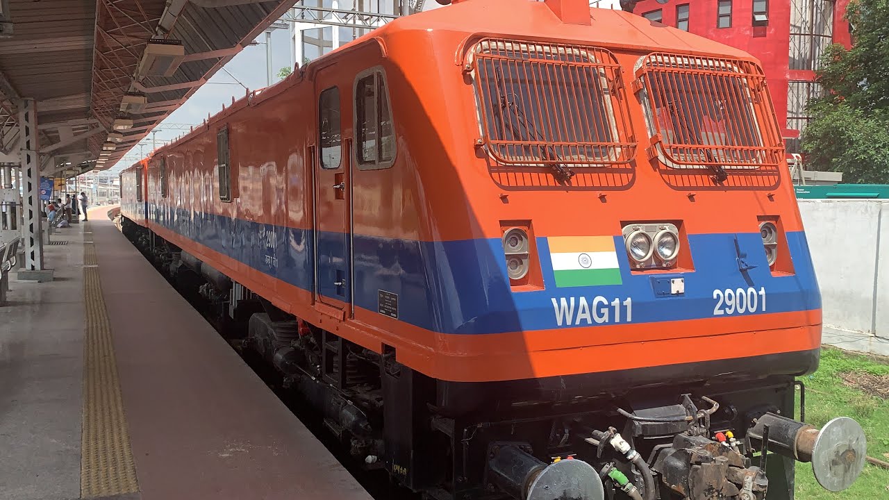 WAG 11 - 29001 rebuilt from HUBLI WDG4 12011 & 12018 - YouTube
