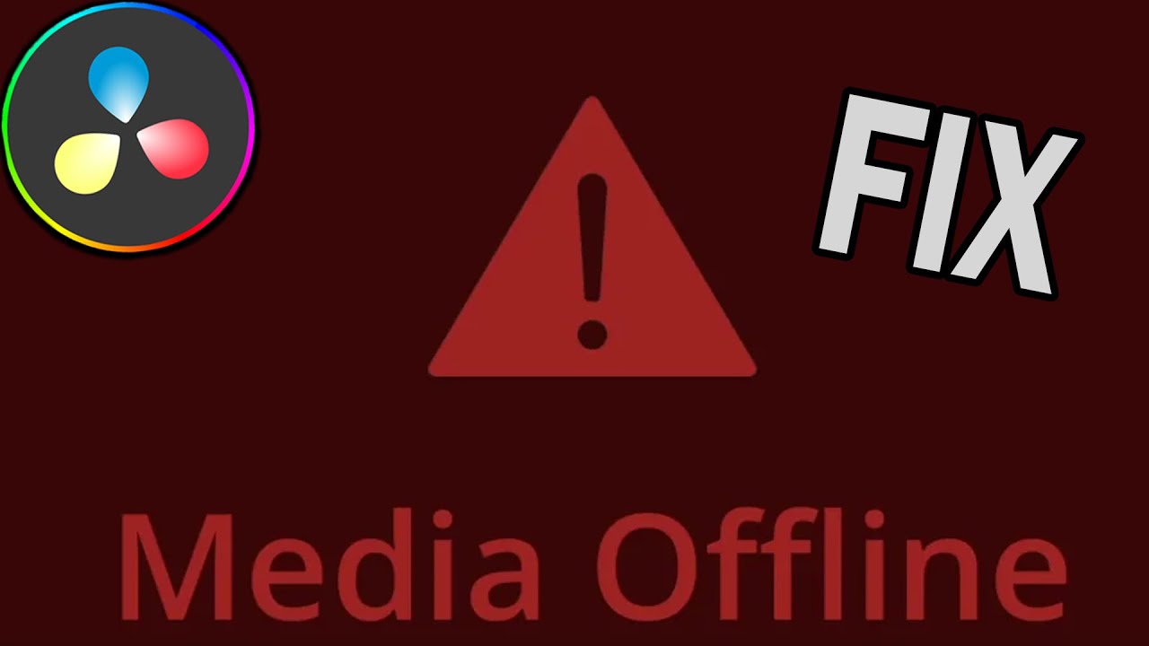 How To Fix Media Offline In Davinci Resolve (2024) - YouTube