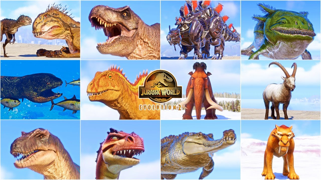 ALL 92 MODDED DINOSAURS, PREHISTORIC ANIMALS & CREATURES MOD SHOWCASE ...