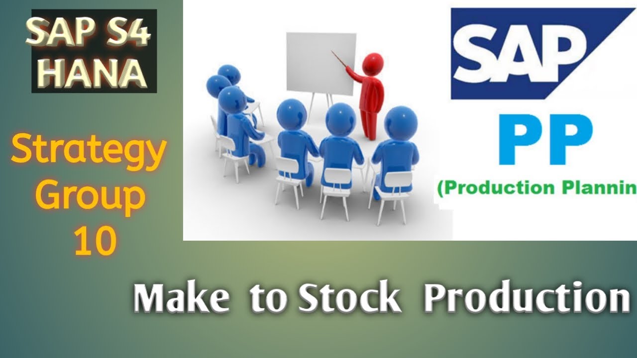 SAP PP Strategy 10 Make to Stock Production - YouTube