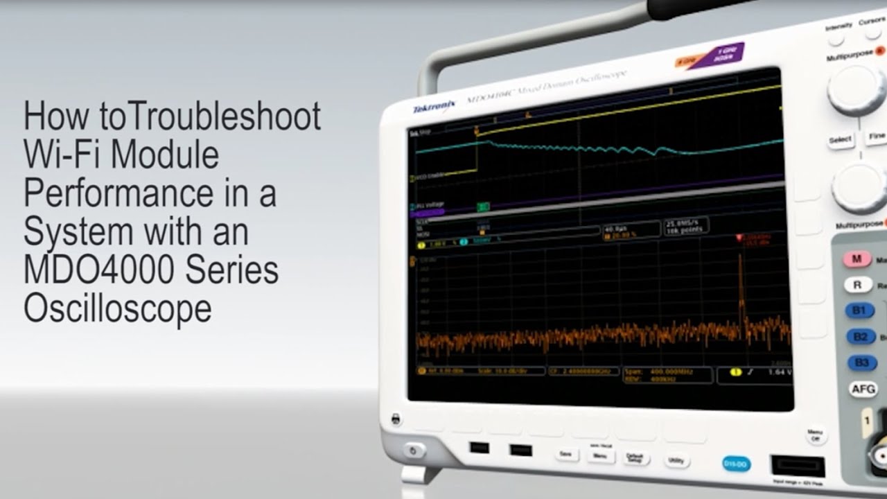 How to Troubleshoot Wi Fi Module Performance with an MDO4000 - YouTube