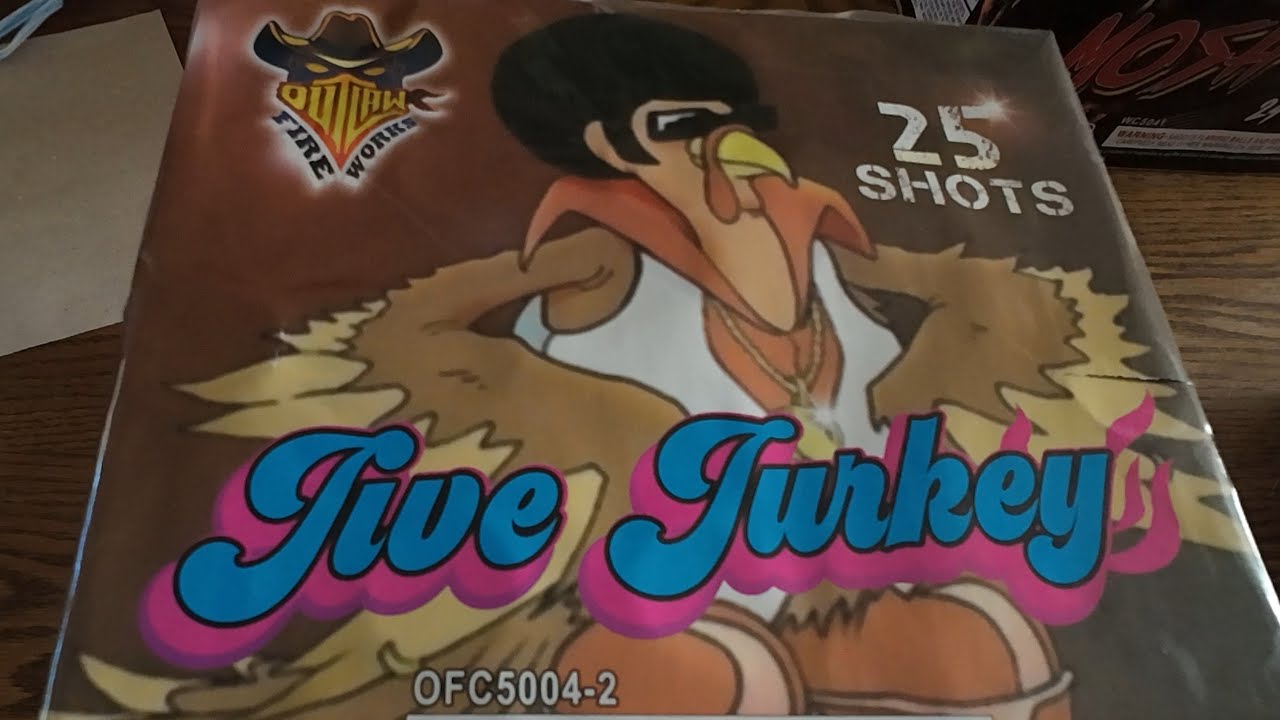 Jive Turkey 25s 500g cake by Outlaw Fireworks! I am ready to go to ...