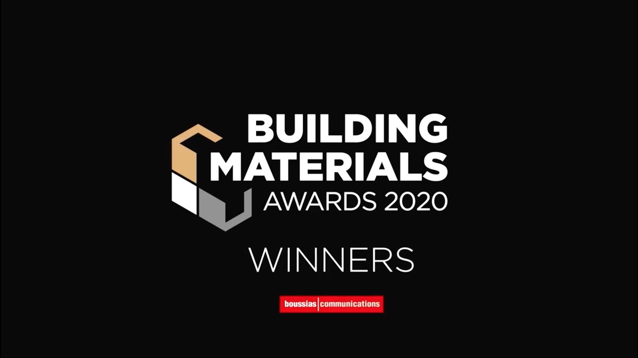 Building Materials Awards 2020 winners - YouTube