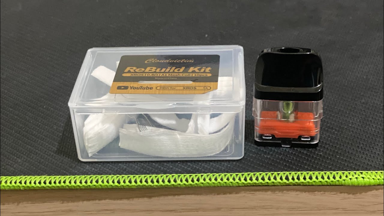 Tutorial Rewick/Rebuild Coil Xros Mini (0.8 ohm) - YouTube