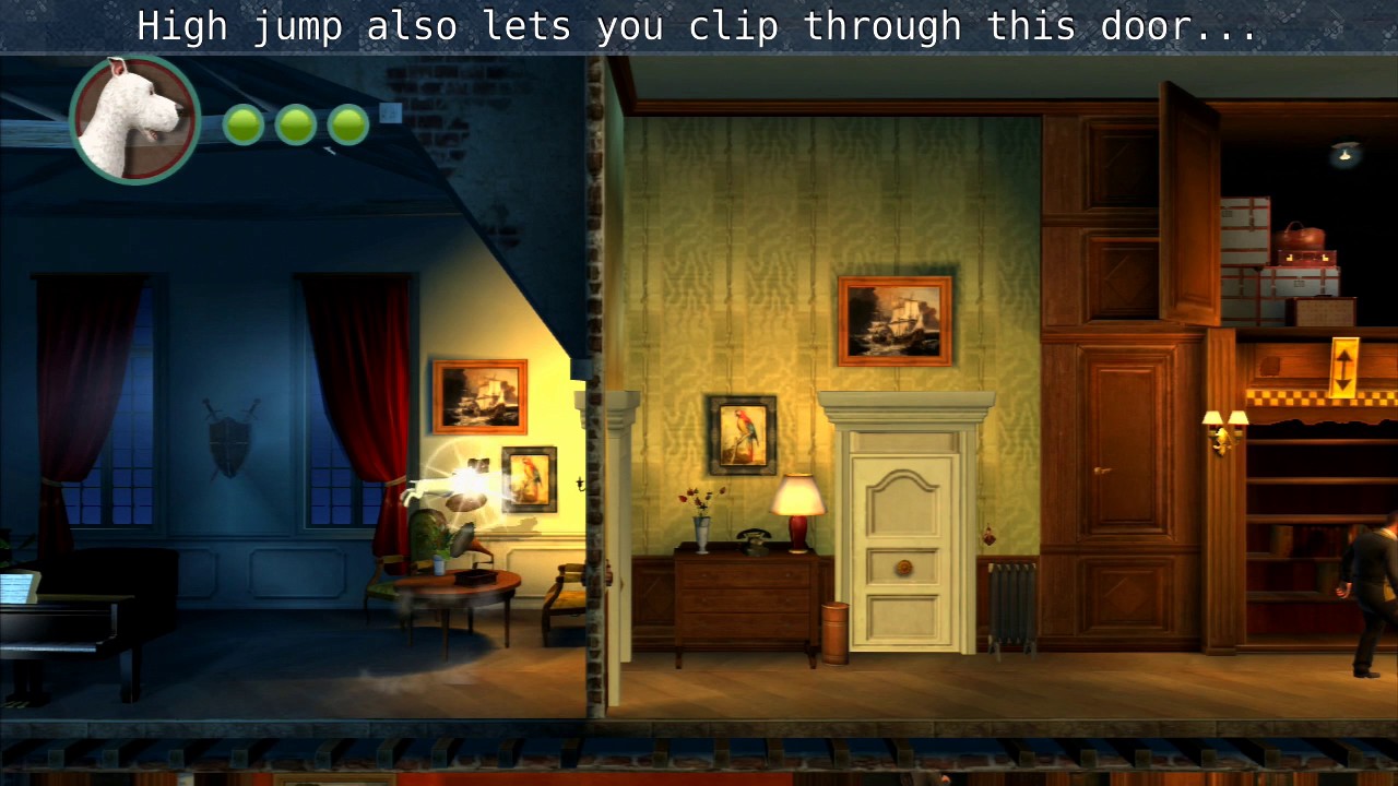 The Adventures of Tintin (PS3) - Snowy high jump - YouTube