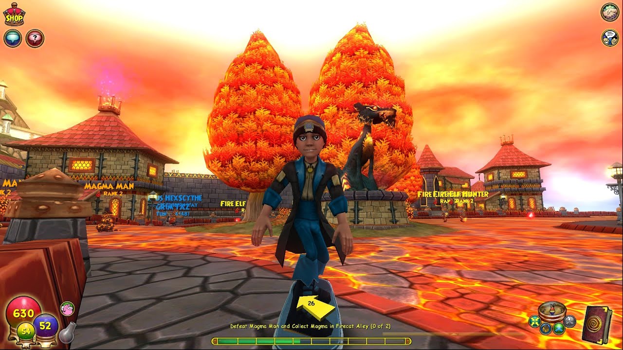 Wizard 101 Story Arc - Episode 6 Location: Firecat Ally - YouTube