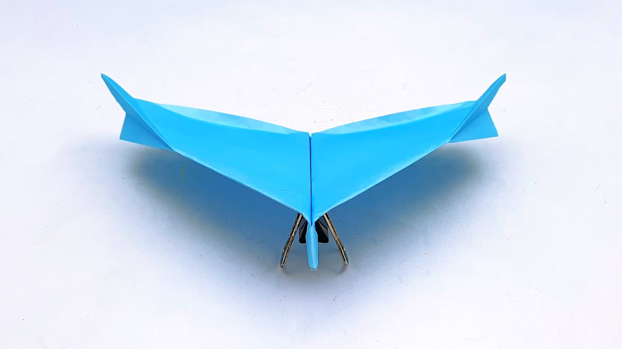 How To Make Paper Flying Airplane | Paper Airplane That Can Fold ...