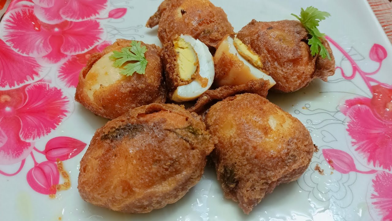 Egg pakora recipe | Egg pakoda | Crispy Egg pakoda recipe | Street food ...