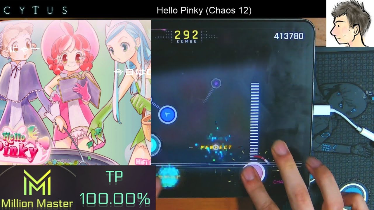 【Cytus II × DJMAX】Hello Pinky (Chaos 12) MM TP100!! #Cytus2 #Cytusii - YouTube
