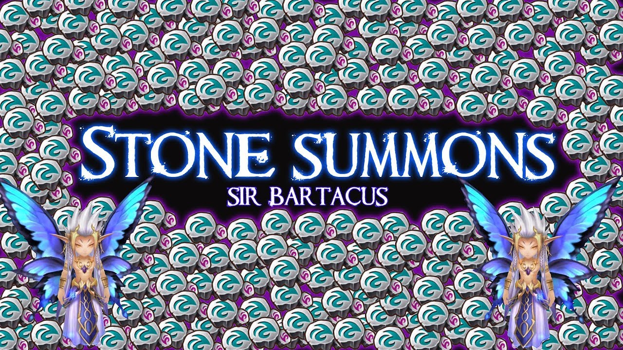 Summoners war: Psama / Leo Stone rotation summons (11k+) for Bartacus ...