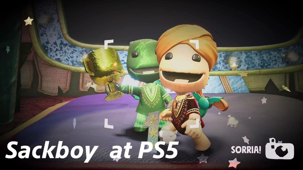 Sackboy: Uma Grande Aventura - gameplay PS5 com a família - YouTube