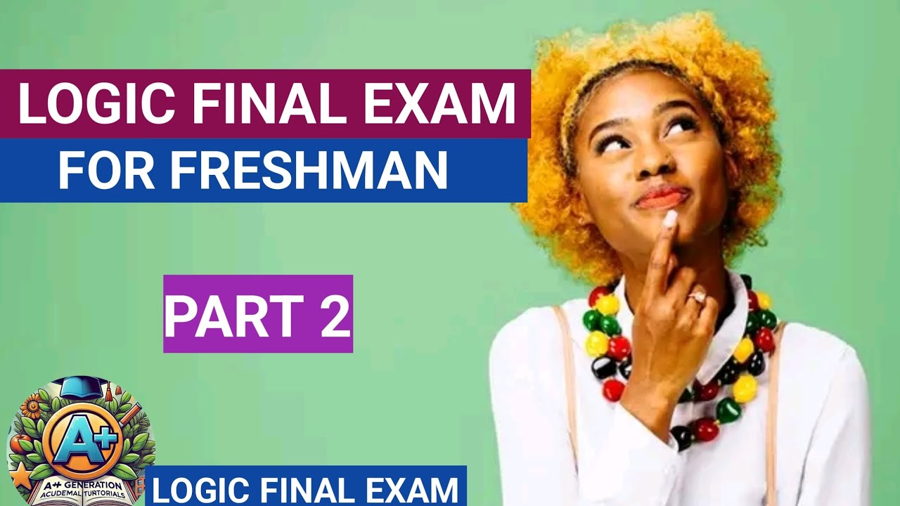 🛑PART 2 FRESHMAN LOGIC FINAL EXMA| PSYCHOLOGY LOGIC EXMA |ETHIOPIA ...