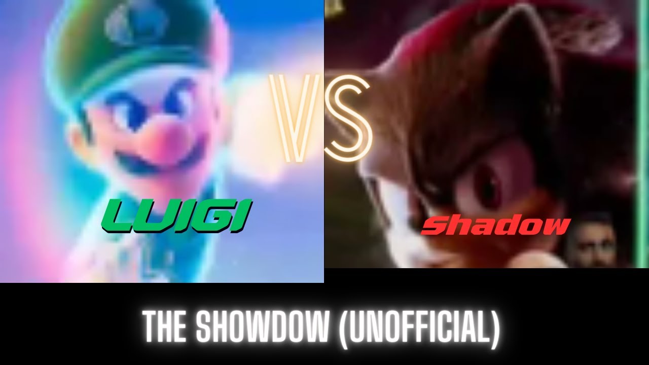 The super Mario Bros movie*Sonic the Hedgehog 3-Luigi vs Shadow - YouTube