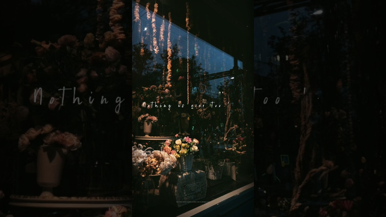 Nothing is too late 😌#rain #flowers #quotes - YouTube
