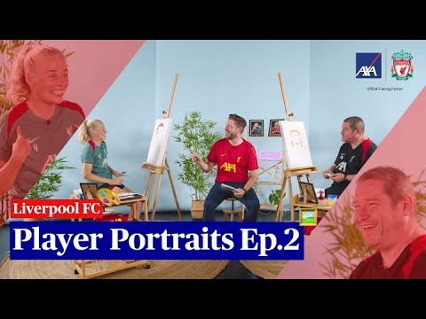 Liverpool FC Player Portraits Ep.2 | Matt Beard & Grace Fisk Painting ...