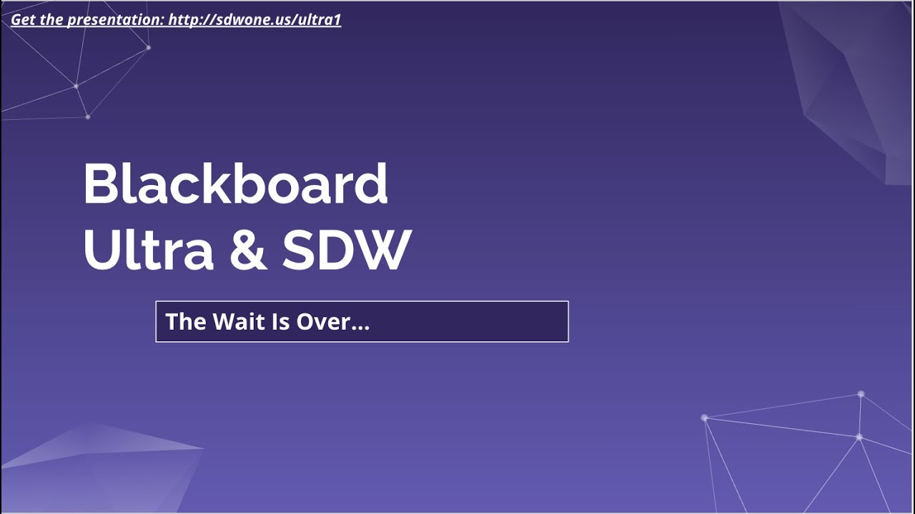 Blackboard Ultra Transition - Winter Institute 2023/24 - YouTube