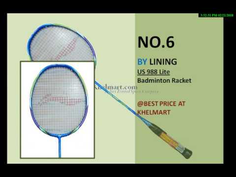 Best 10 Lining Badminton Rackets for Year 2018 - YouTube