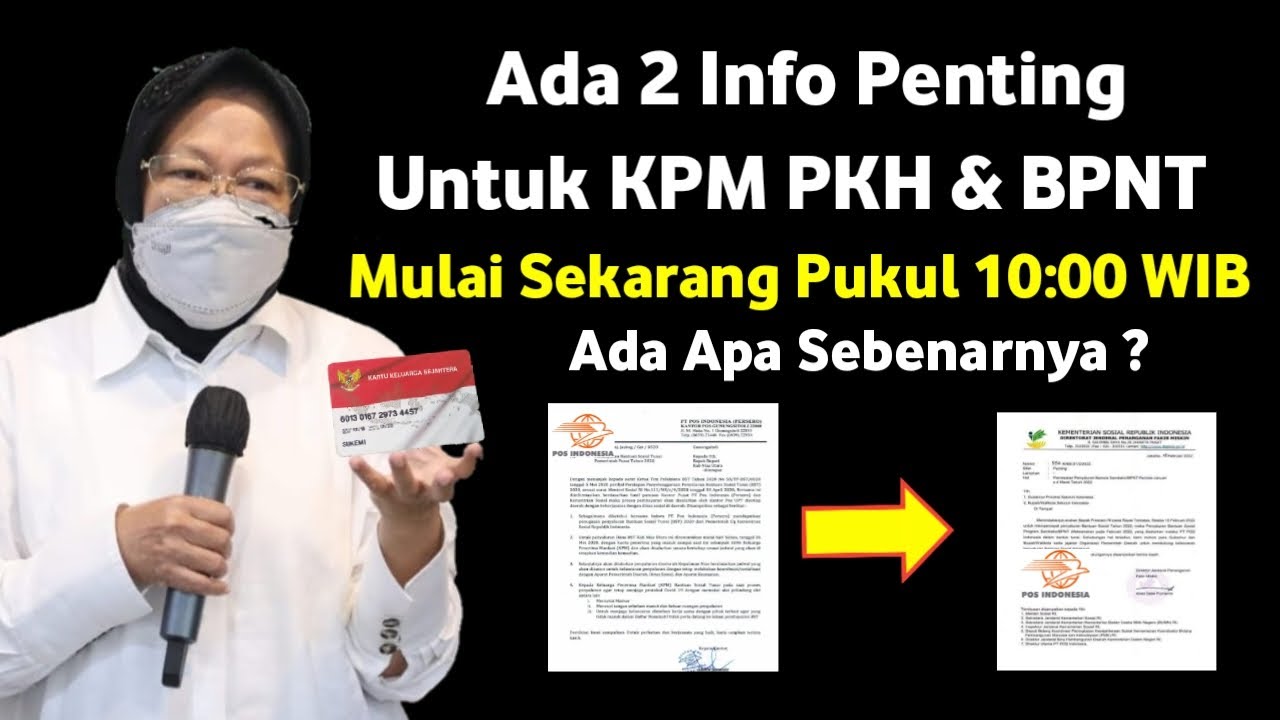 Pengumuman ! Ada 2 Info Penting Untuk KPM PKH Dan BPNT Mulai Hari Ini ...