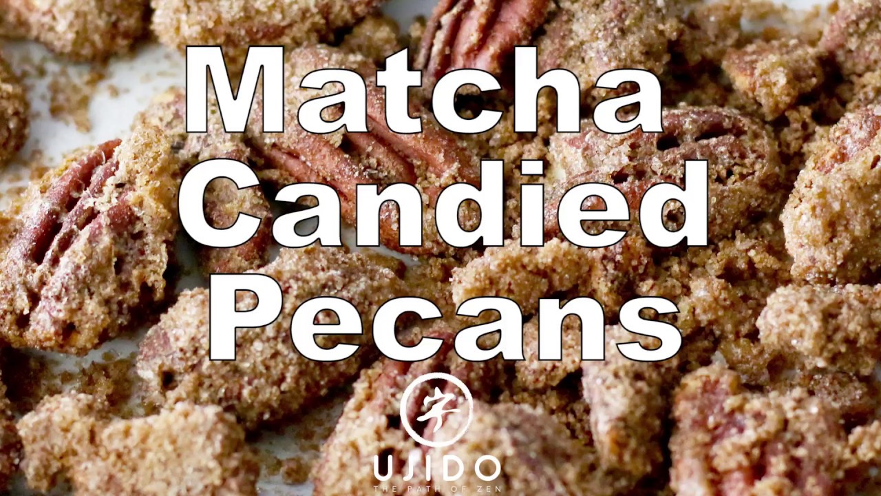 Matcha Candied Pecans Recipe - YouTube
