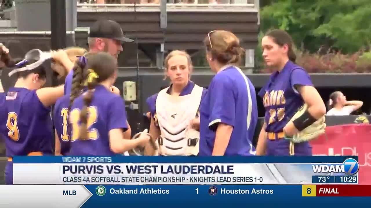 PCS baseball, Purvis softball fall in championships - YouTube