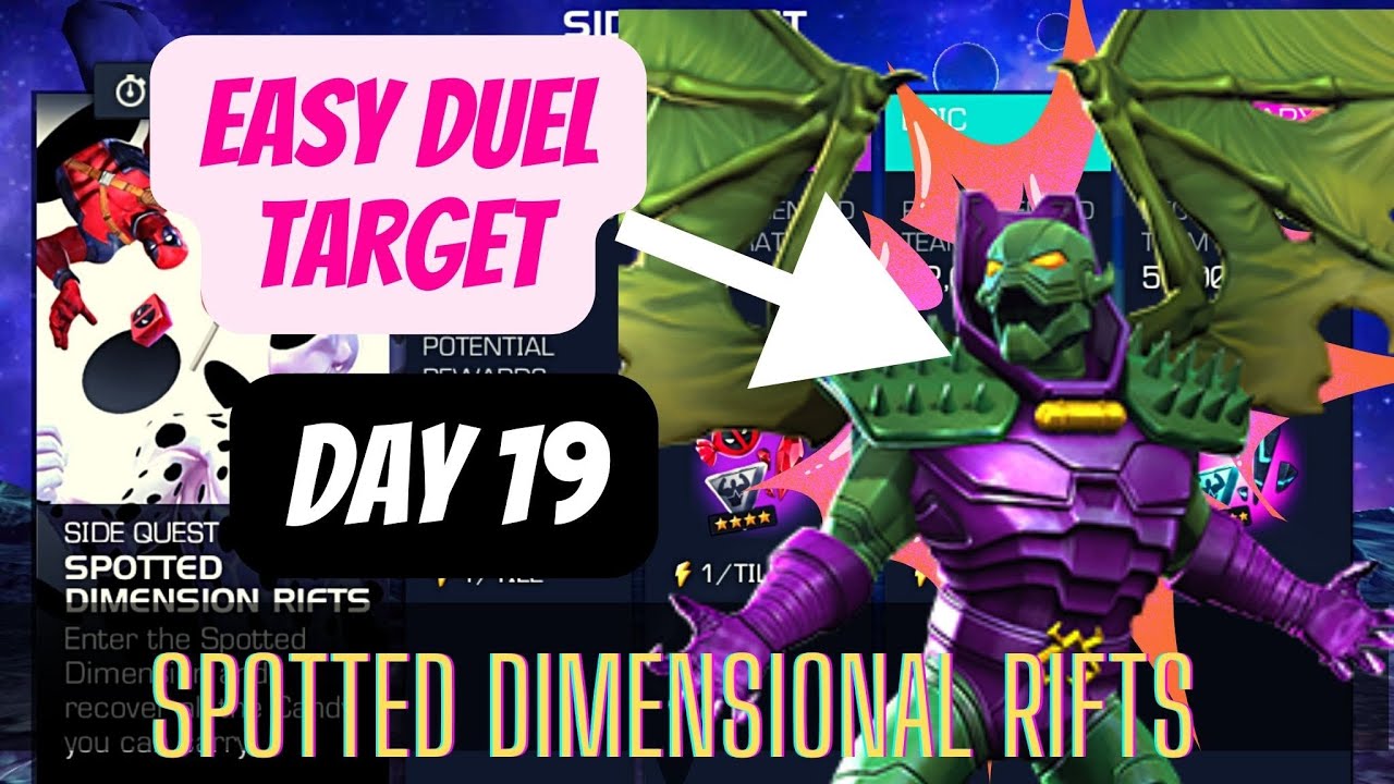 Day 19 of spotted dimensional rifts legendary side quest | Annihilus is ...