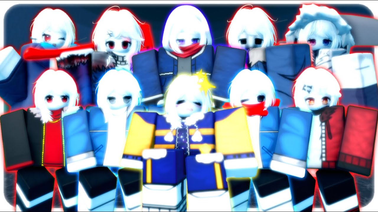 roblox# 847 [ Sans AUs Fighter 2 ] [ 0~2000 Exp Character ] - YouTube